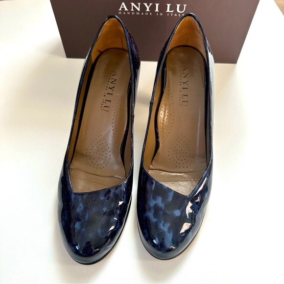 Anyi Lu | Shoes | Like New Anyi Lu Emily Tortoise Patent Leather Heel ...